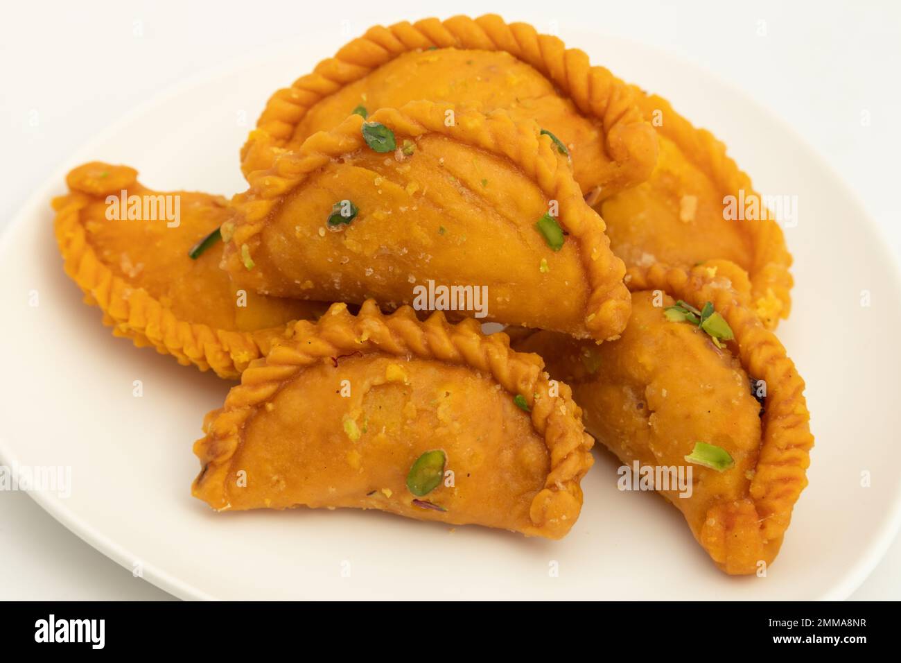 Kesar Gujia Mithai Also Called Kesri Gujiya, Pirukiya, Pirukia ...