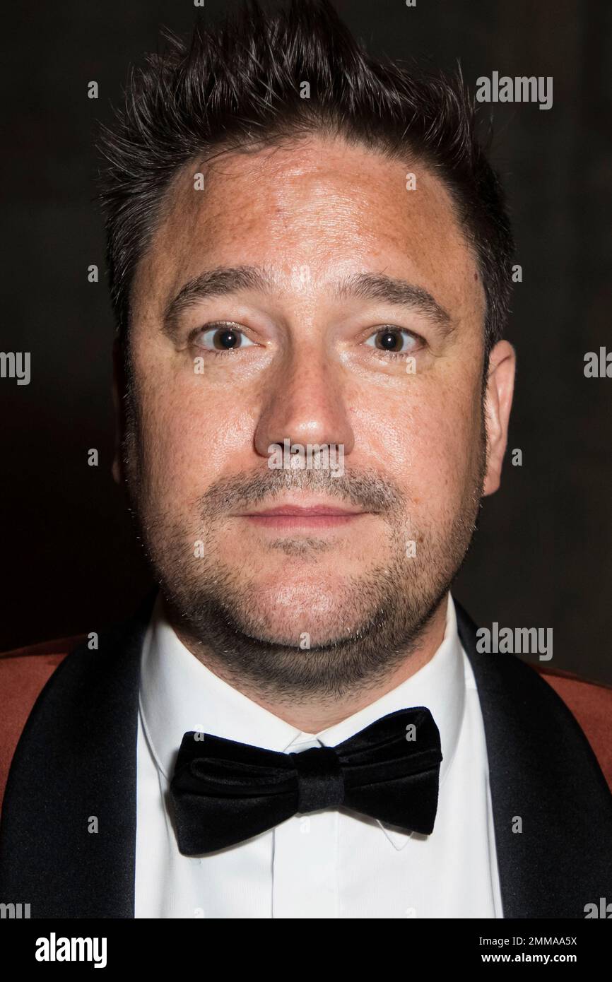 Rufus Jones poses for photographers upon arrival at the party for the ...