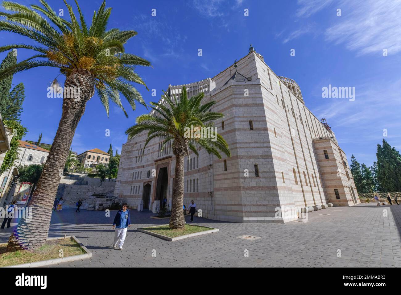 Basilica of the Annunciation, Nazareth, Israel Stock Photo - Alamy