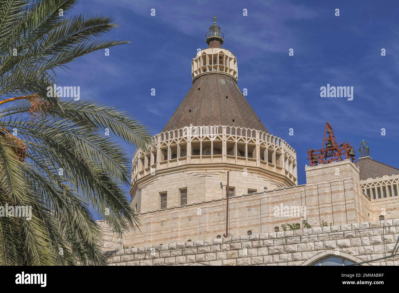 Basilica of the Annunciation, Nazareth, Israel Stock Photo - Alamy