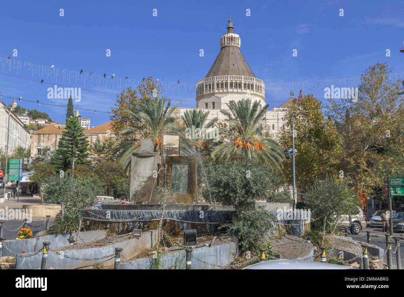 Basilica of the Annunciation, Nazareth, Israel Stock Photo - Alamy