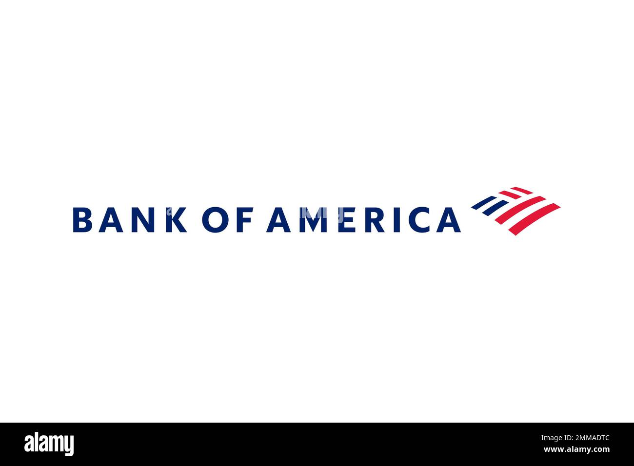 Bank of America, white background, logo, brand name Stock Photo - Alamy