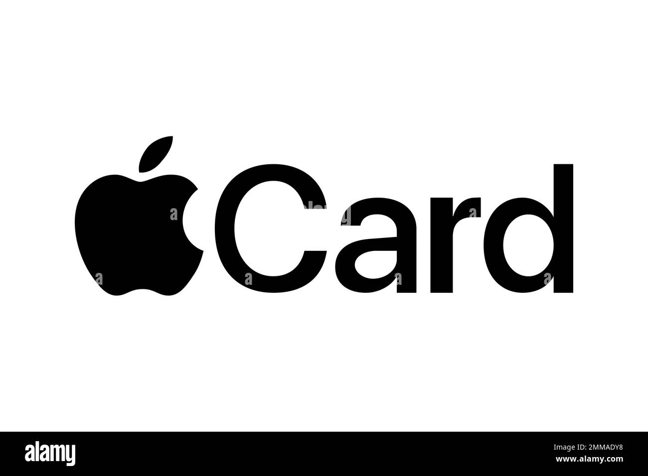 Apple Card, white background, logo, brand name Stock Photo - Alamy