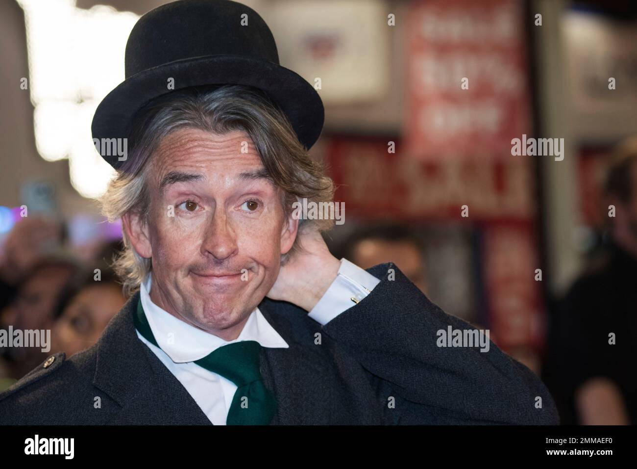 Actor Steve Coogan poses for photographers upon arrival at the premiere ...