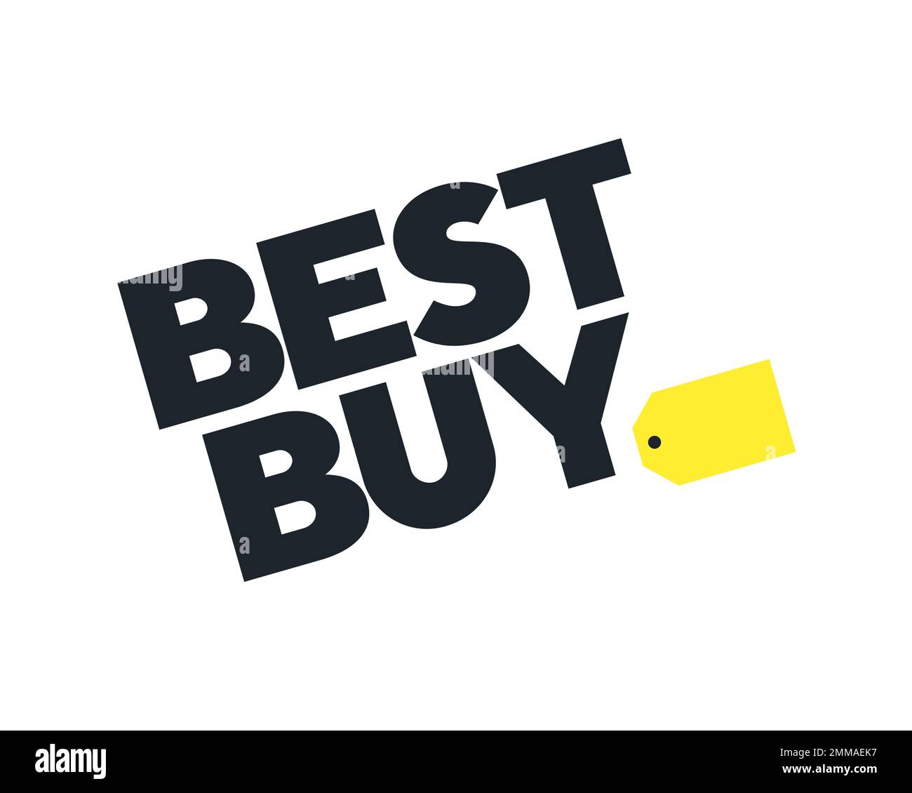 Best Buy, Rotated, White background, Logo, Brand name Stock Photo - Alamy
