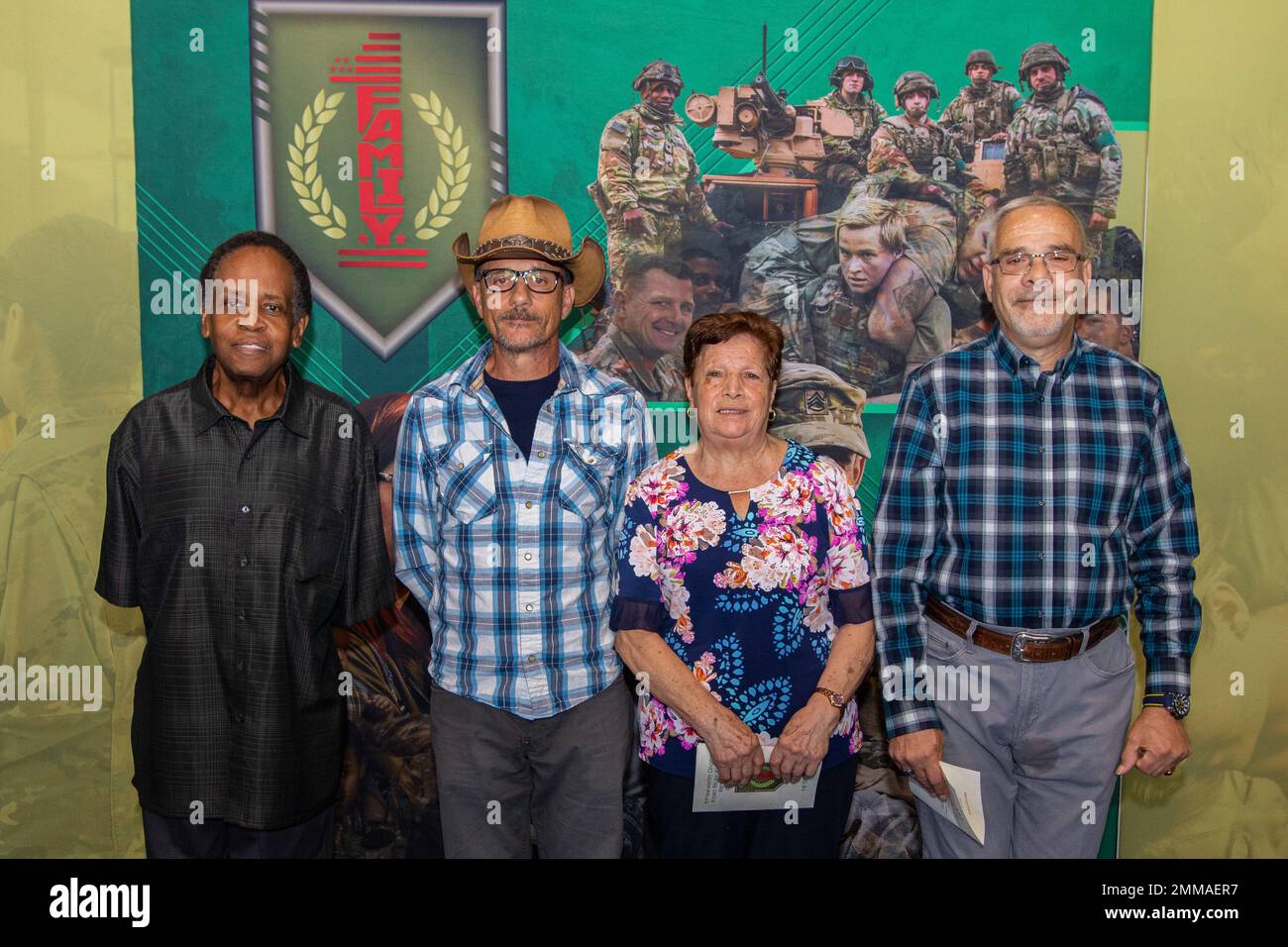 U.S. Army Civilian Santo Latona (right), Directorate of Plans, Training ...