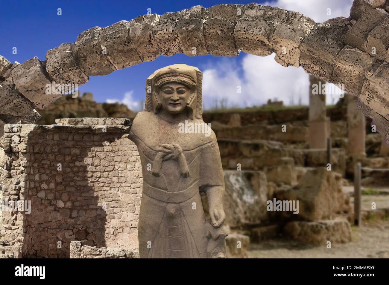 The ruins of Paphos (Cyprus) a UNESCO World Heritage Site for its ...