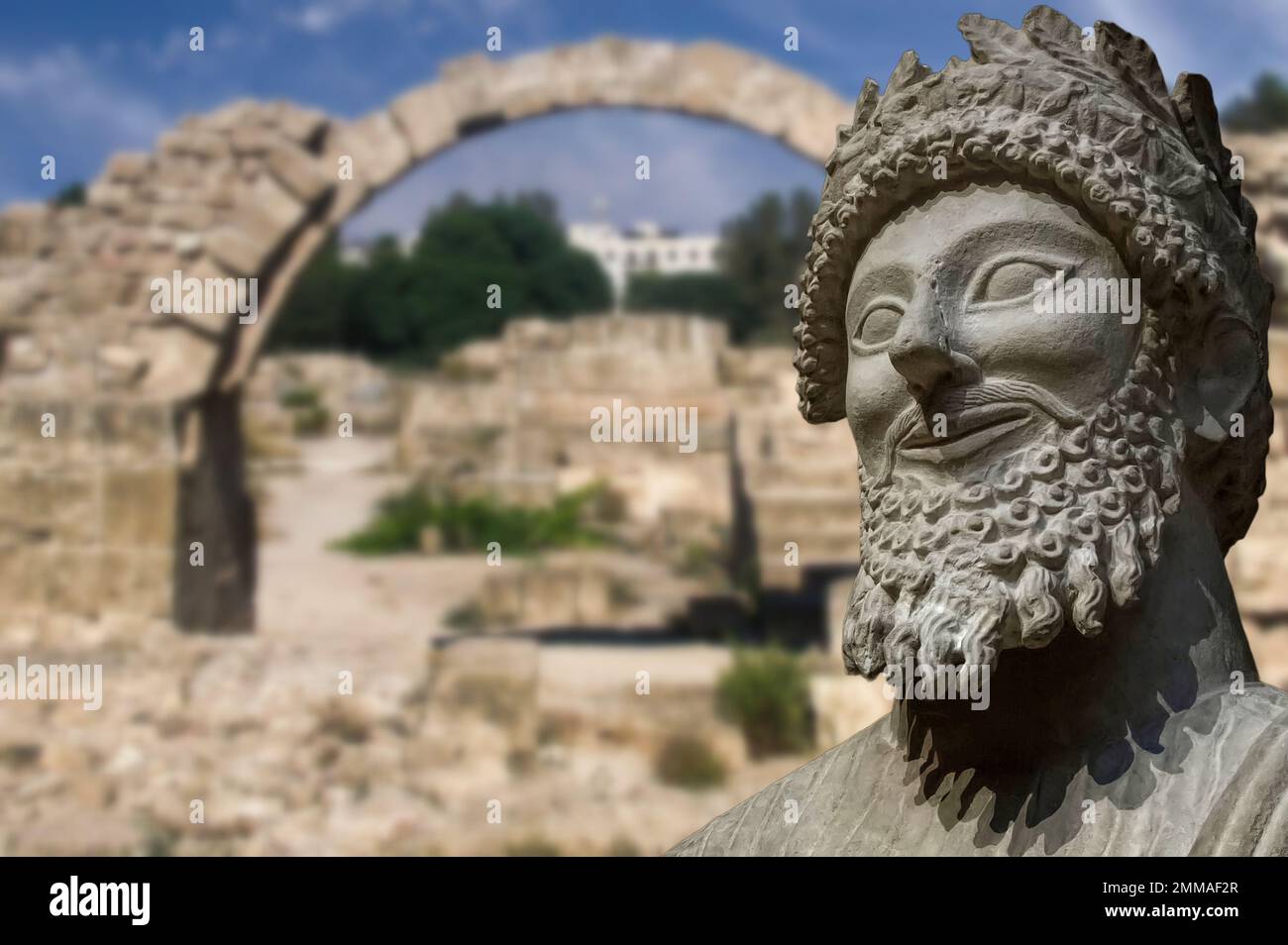 The ruins of Paphos (Cyprus) a UNESCO World Heritage Site for its ...