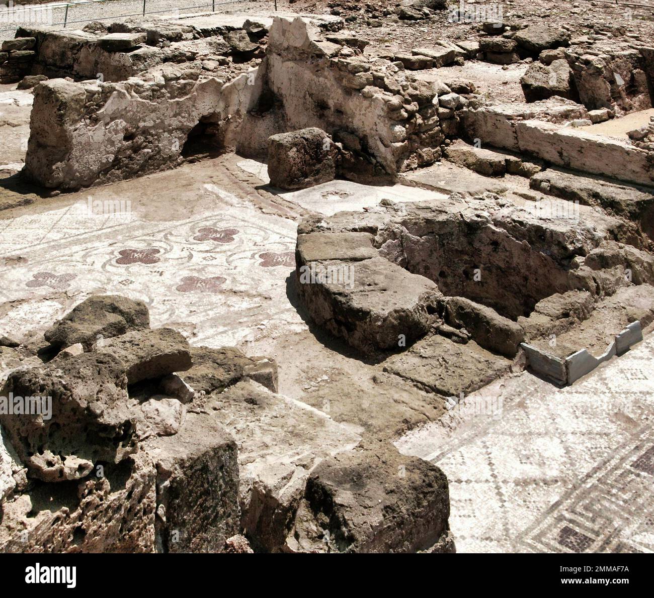The ruins of Paphos (Cyprus) a UNESCO World Heritage Site for its ...