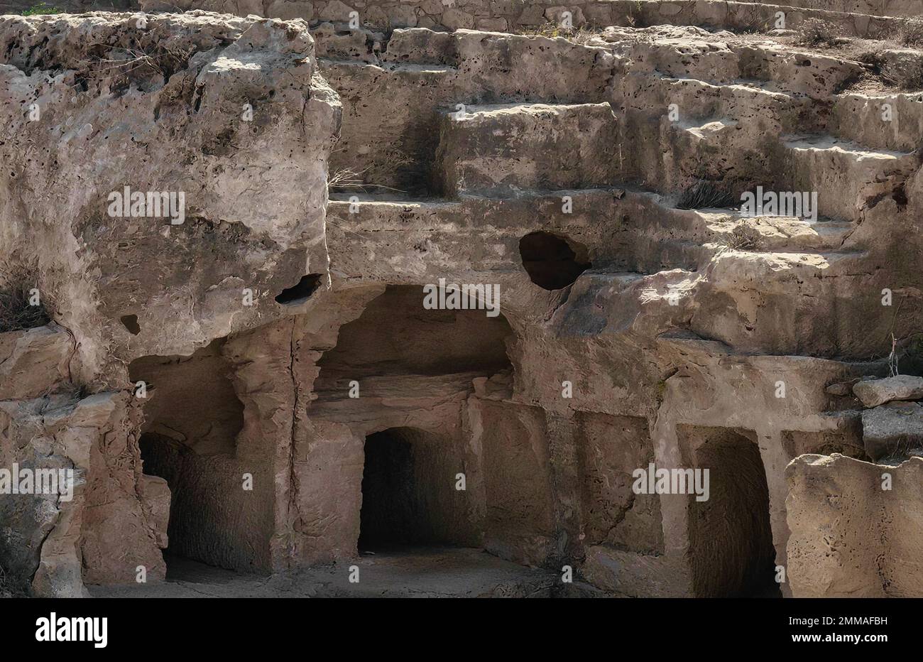 Tomb of the Kings, UNESCO World Heritage Site. Paphos, Cyprus Stock ...