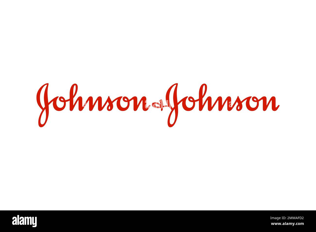 Johnson & Johnson, White background, Logo, Brand name Stock Photo - Alamy