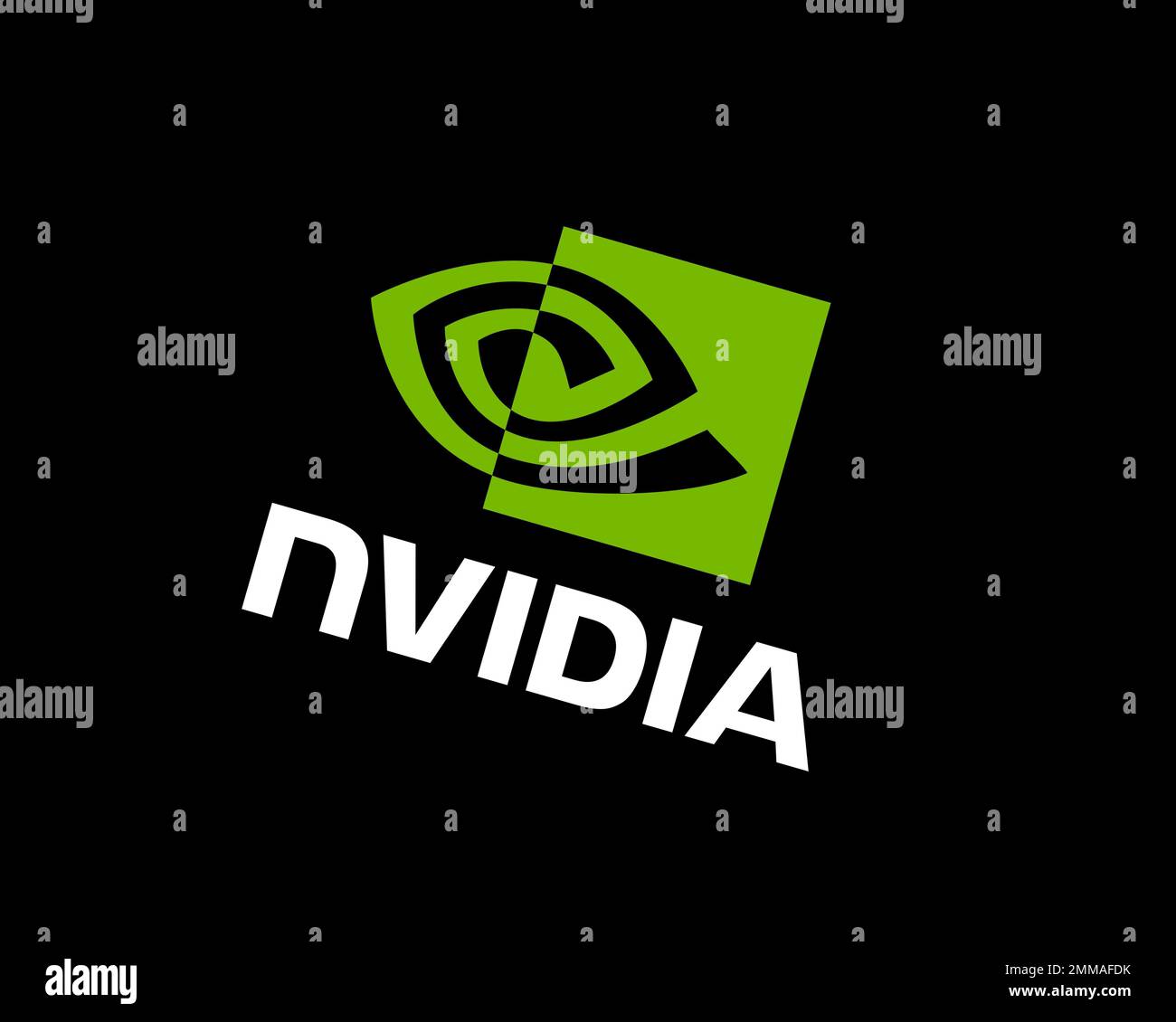 Nvidia Light Vertical, rotated, black background, logo, brand name ...