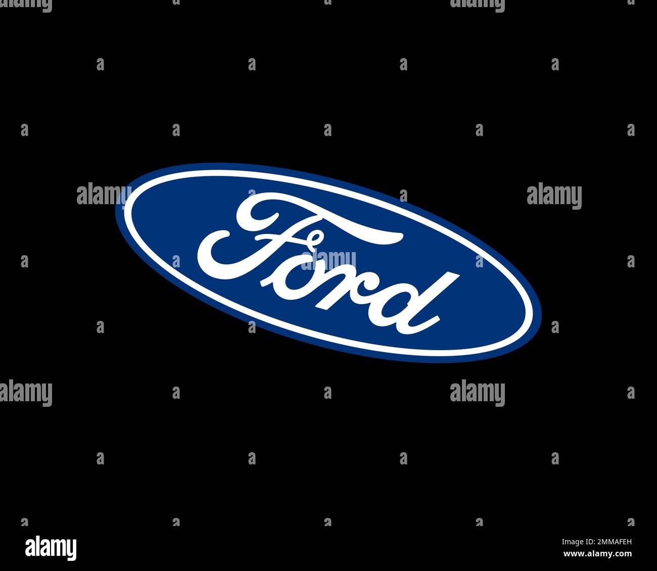 Ford Motor Company, rotated, black background, logo, brand name Stock ... Ford Motor Company, rotated, black background, logo, brand name Stock ...