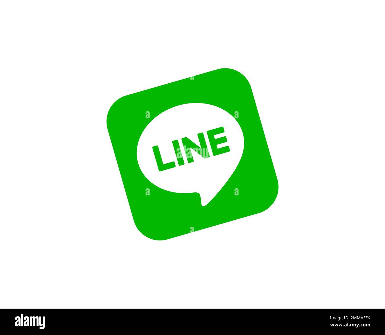 Line (software), rotated, White background, Logo, Brand name Stock ...