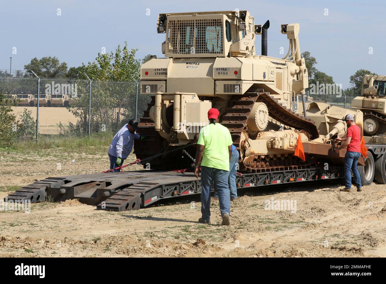 Employees of the ADDON Contract company assigned to the 88th Readiness ...