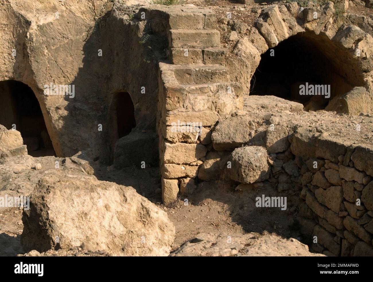 Tomb of the Kings, UNESCO World Heritage Site. Paphos, Cyprus Stock ...