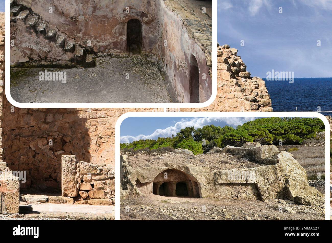 Tomb of the Kings, UNESCO World Heritage Site. Paphos, Cyprus Stock ...