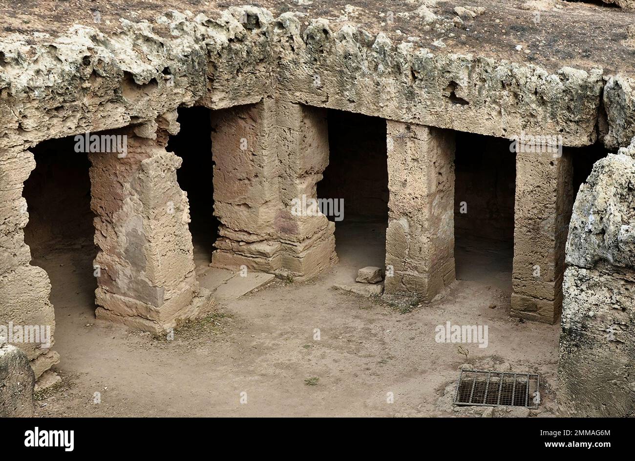 Tomb of the Kings, UNESCO World Heritage Site. Paphos, Cyprus Stock ...