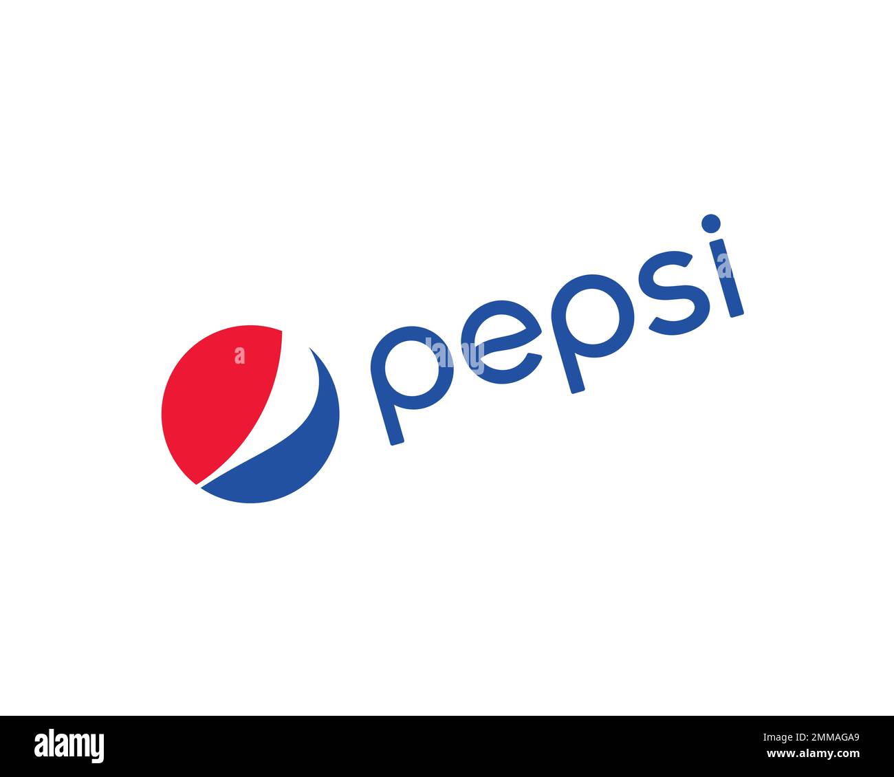 Pepsi, Rotated, White background, Logo, Brand name Stock Photo - Alamy