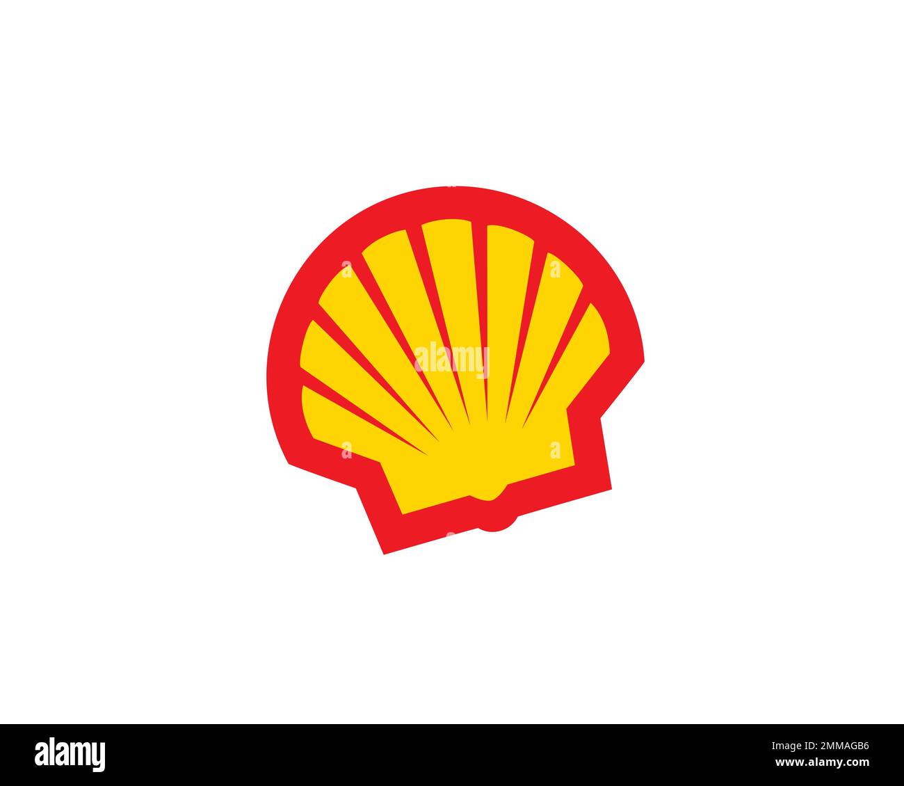 Shell Oil Company, rotated, white background, logo, brand name Stock ...
