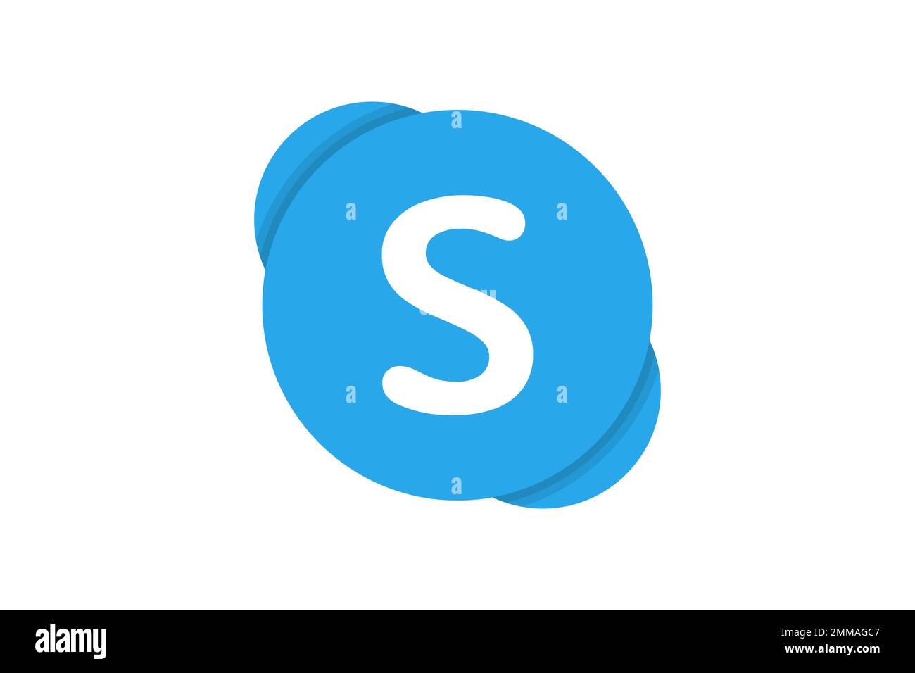 Skype, White background, Logo, Brand name Stock Photo - Alamy