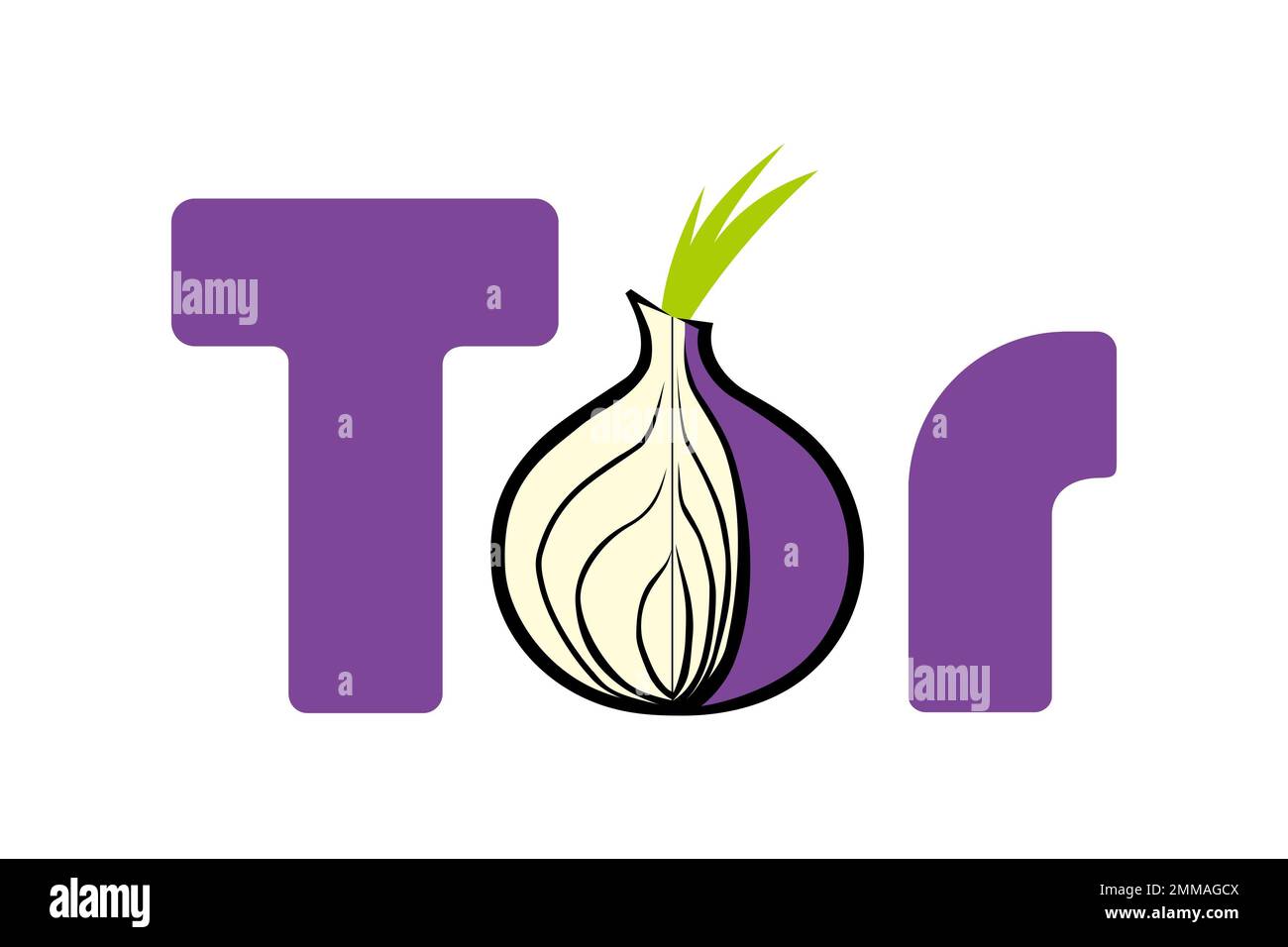 Tor (anonymity network), White background, Logo, Brand name Stock Photo ...