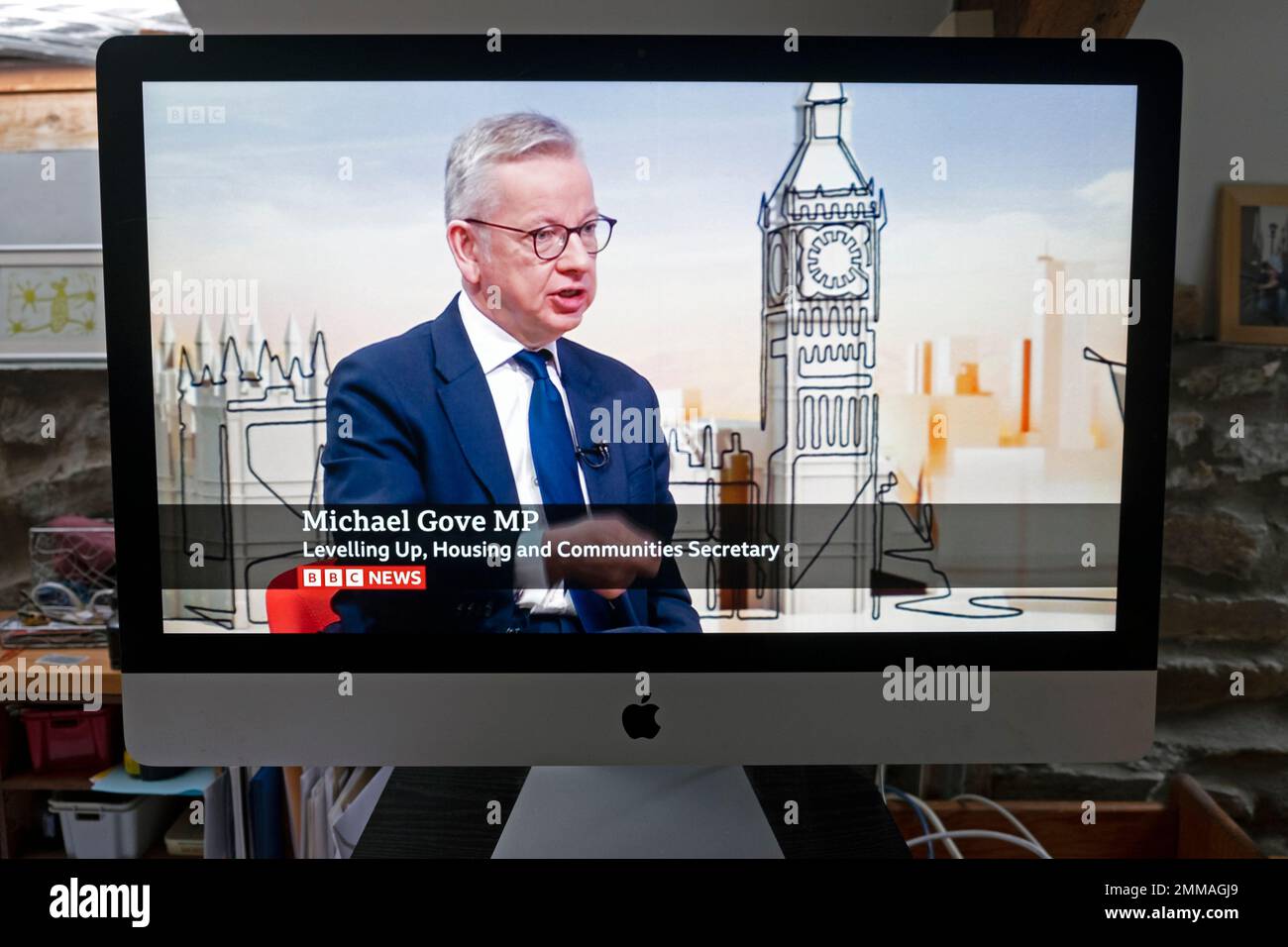 Tory MP Michael Gove Levelling Up, Housing and Communities Secretary ...