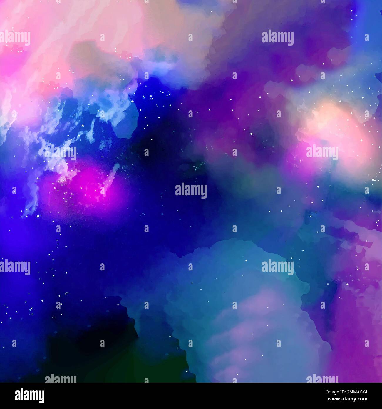Starry Galaxy Nebula Space Background Stock Photo - Alamy