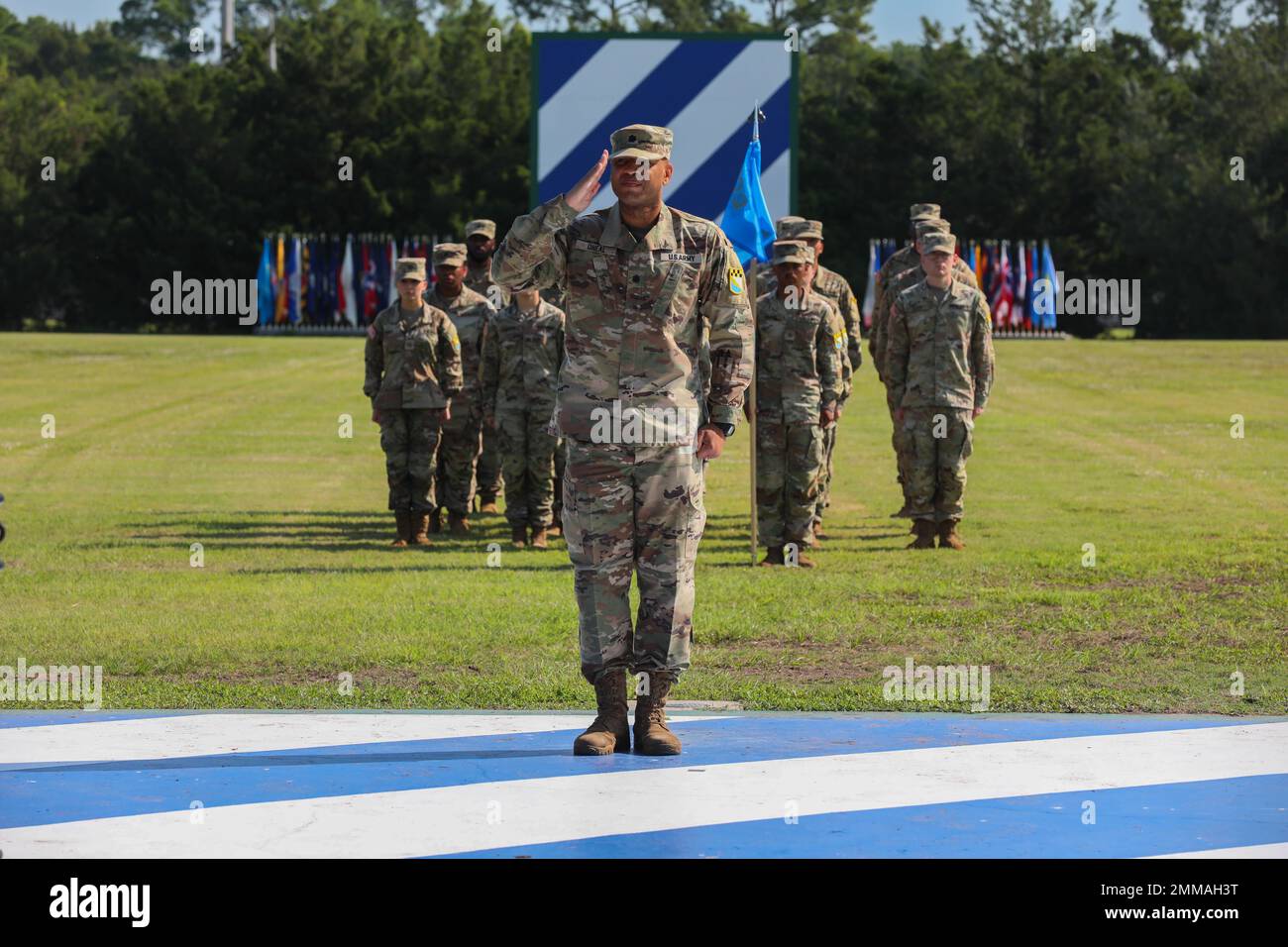 U.S. Army Lt. Col. Marcus D. O’Neal, commander of the 103rd ...