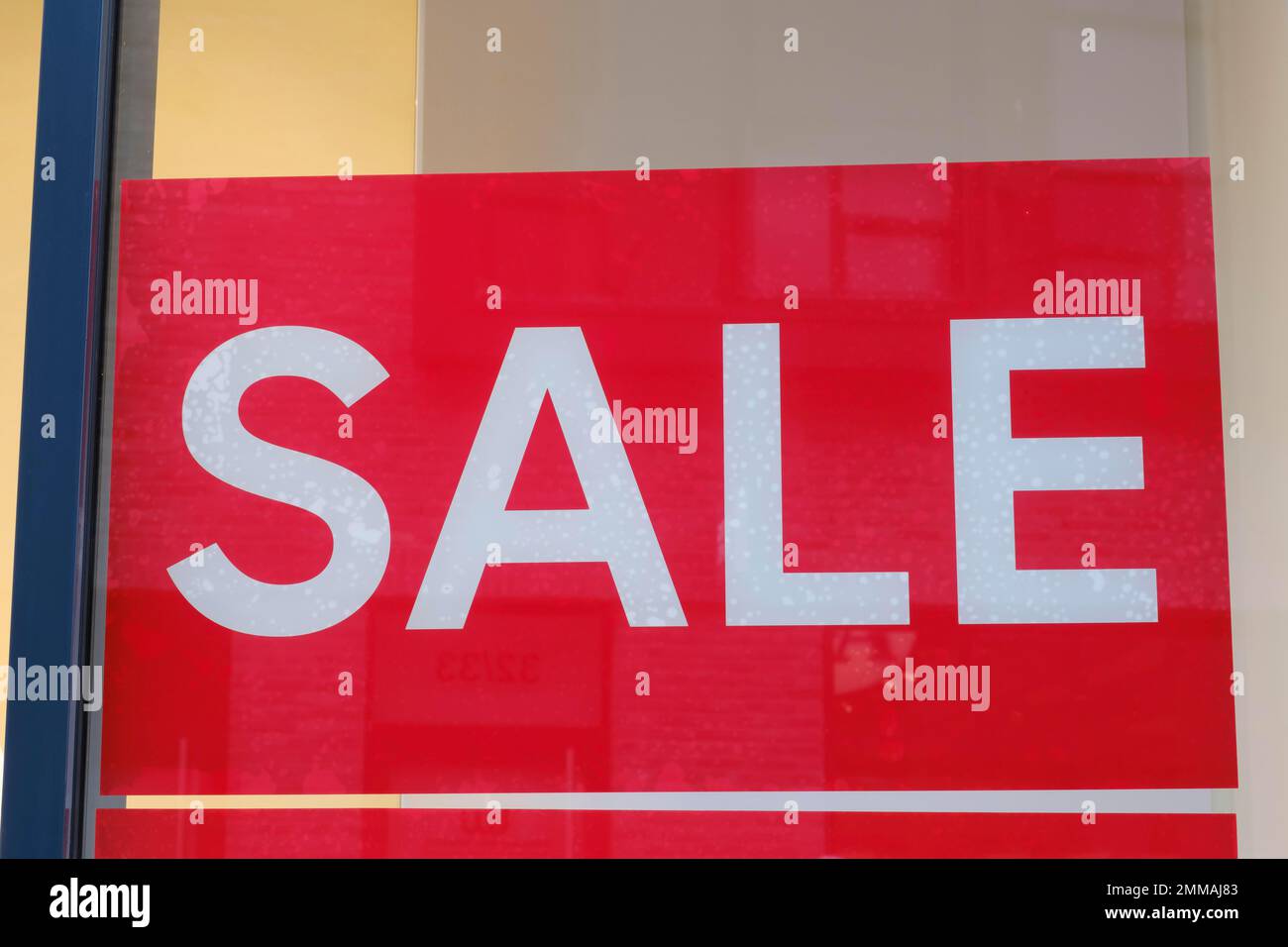 Shop window sign display hi-res stock photography and images - Alamy