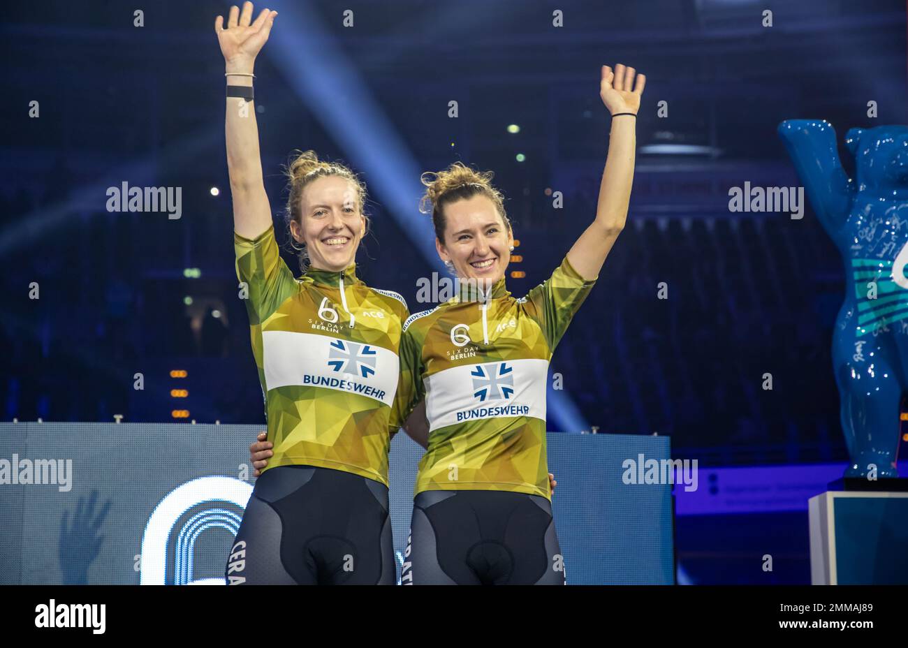 Berlin, Germany. 29th Jan, 2023. Cycling: Berlin Six-Day Race, Madison ...