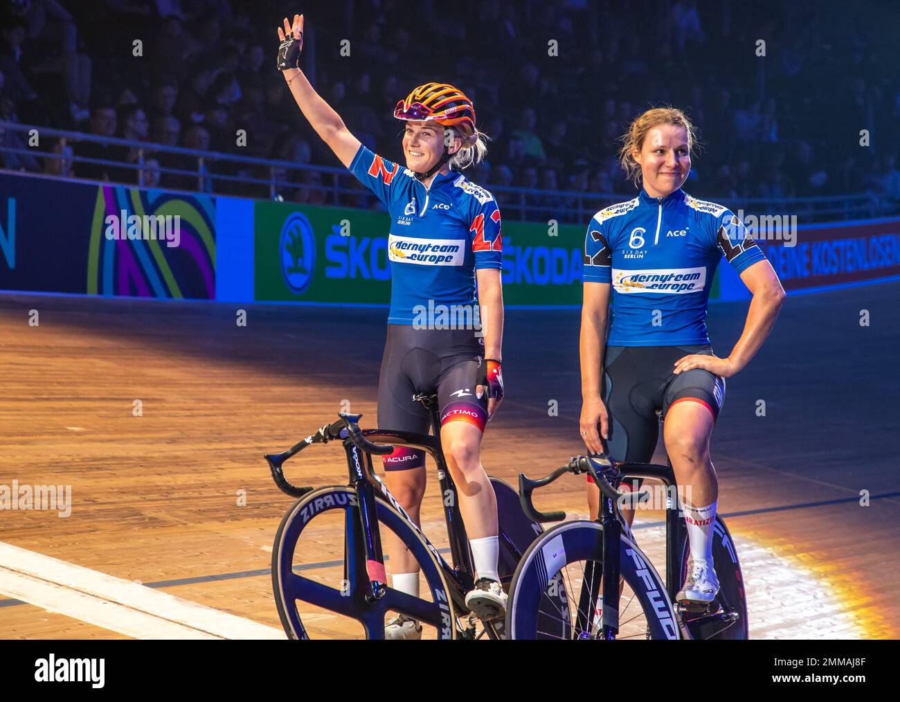 Berlin, Germany. 29th Jan, 2023. Cycling: Berlin Six-Day Race, Madison ...