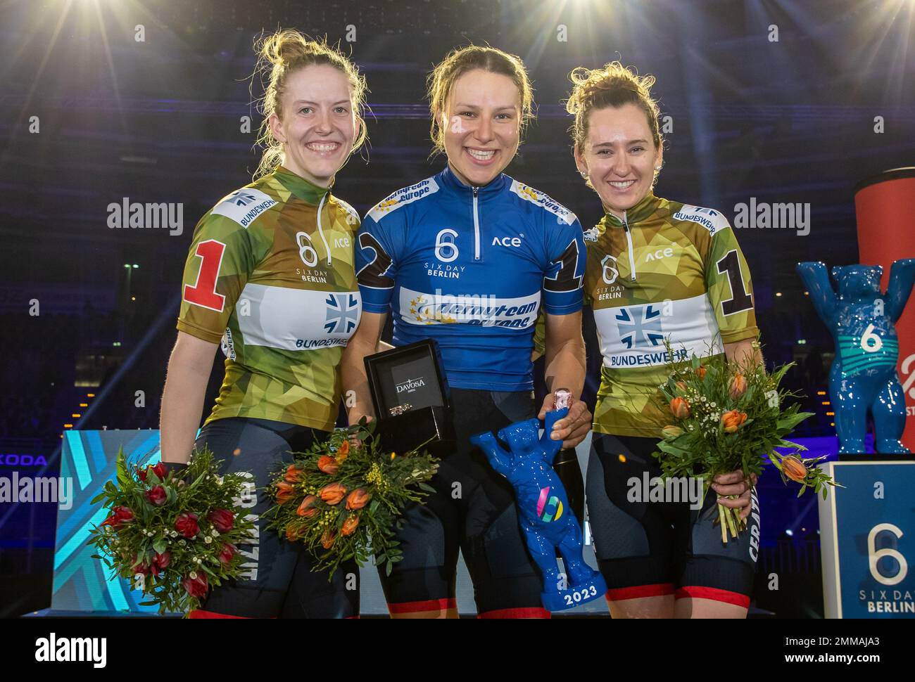 Berlin, Germany. 29th Jan, 2023. Cycling: Berlin Six-Day Race, Madison ...