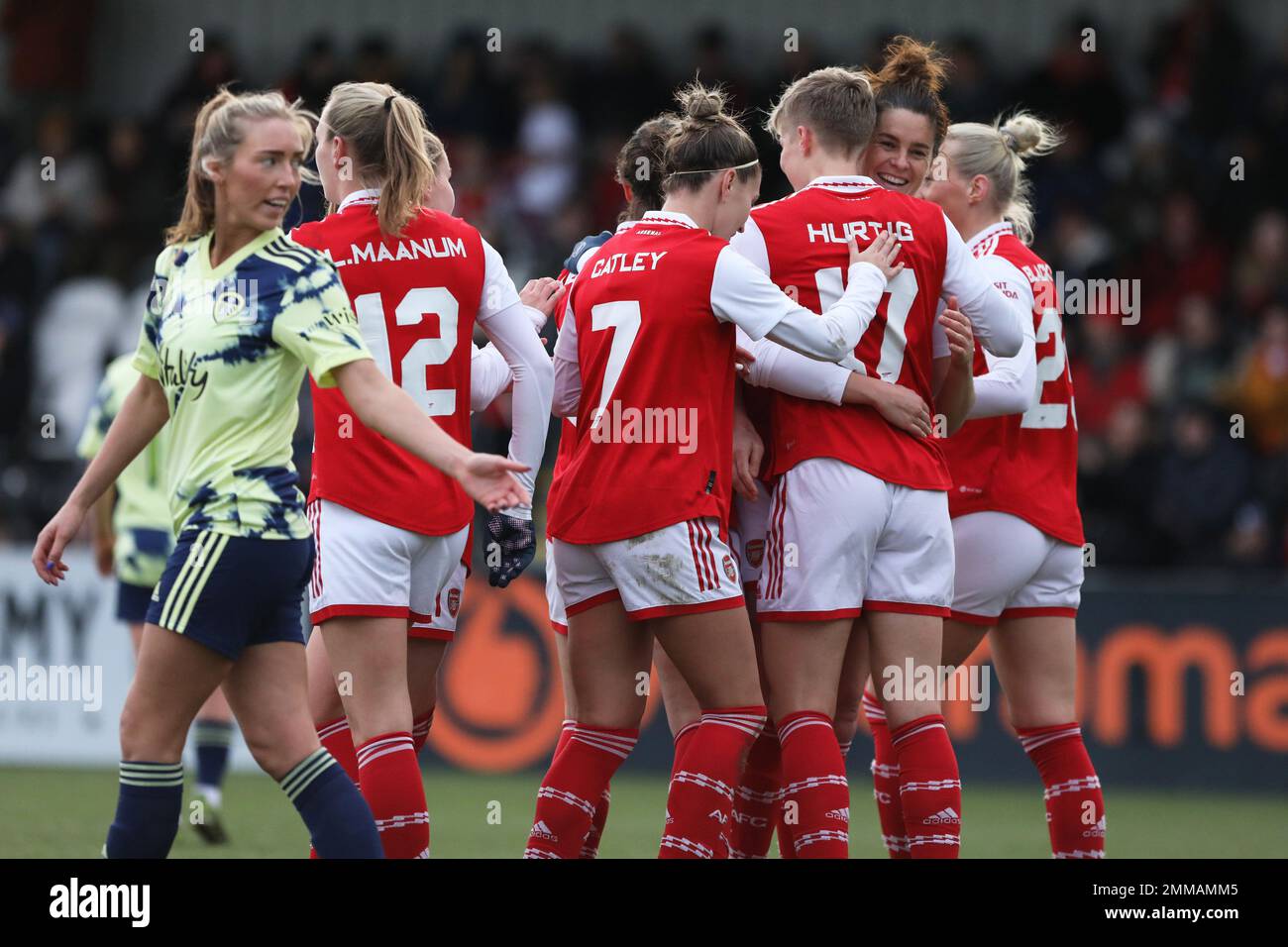 Borehamwood, UK. 29th Jan, 2023. Lina Hurtig of Arsenal Women ...