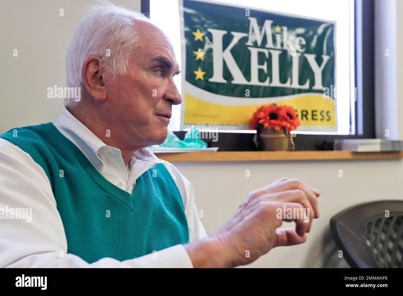 In this photo from Saturday, Oct. 20, 2018, Republican U.S. Congressman ...