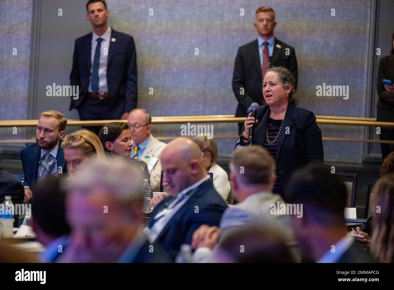 Deputy Secretary of Defense Kathleen H. Hicks speaks at the Special ...