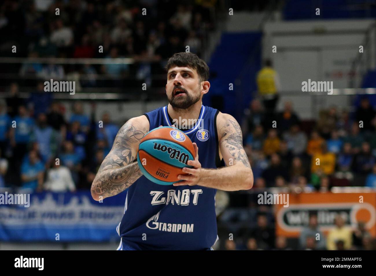 Saint Petersburg, Russia, 29 January 2023: Basketball, VTB United ...