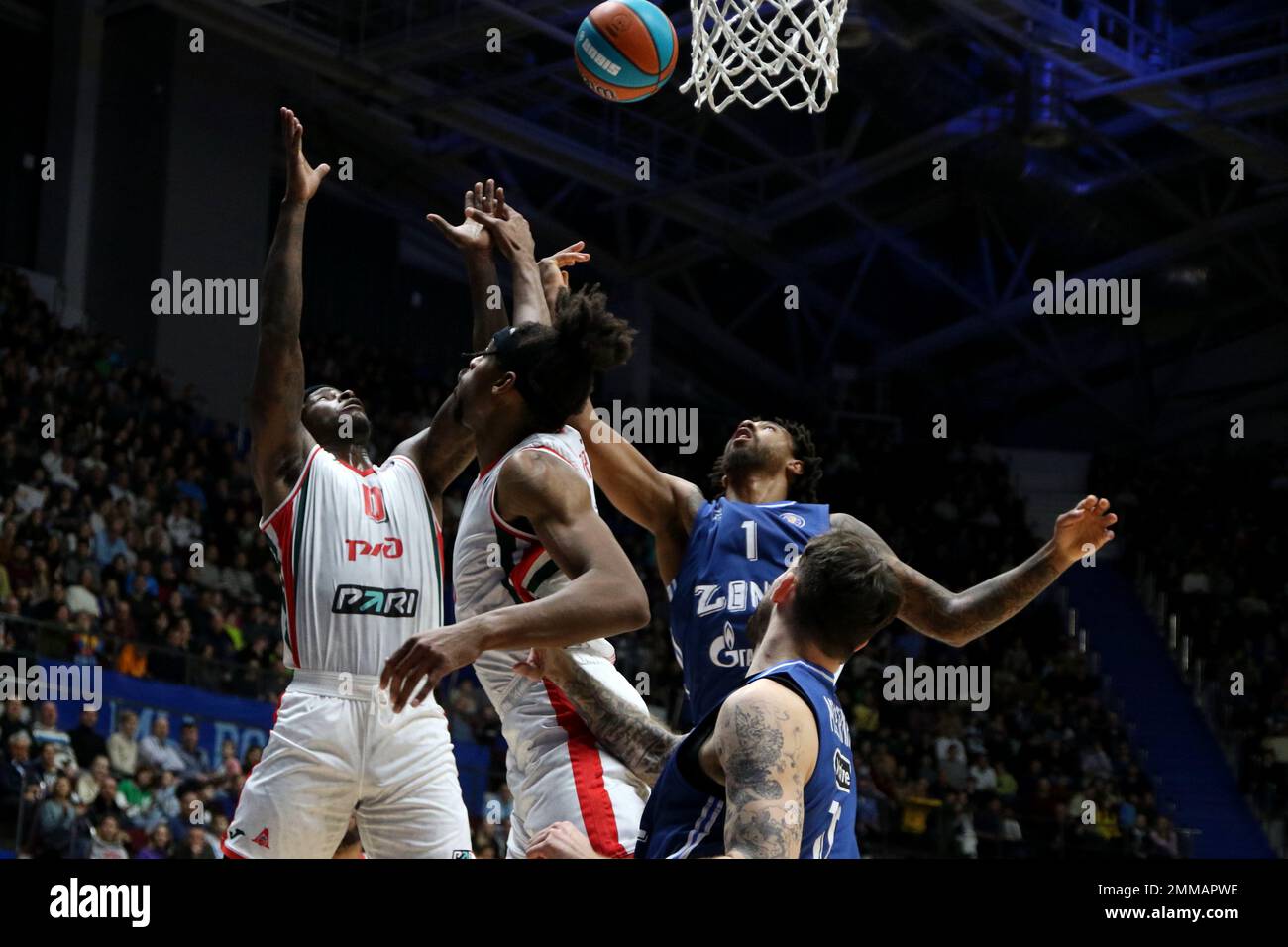 Saint Petersburg, Russia, 29 January 2023: Basketball, VTB United ...