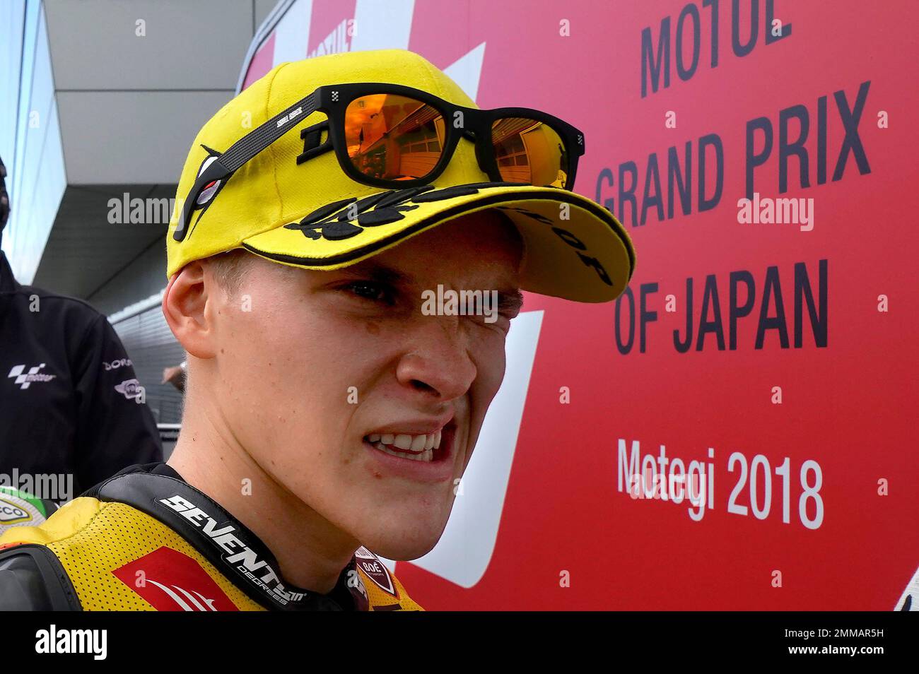 Moto3 rider Gabriel Rodrigo of Argentina poses at the Twin Ring Motegi ...