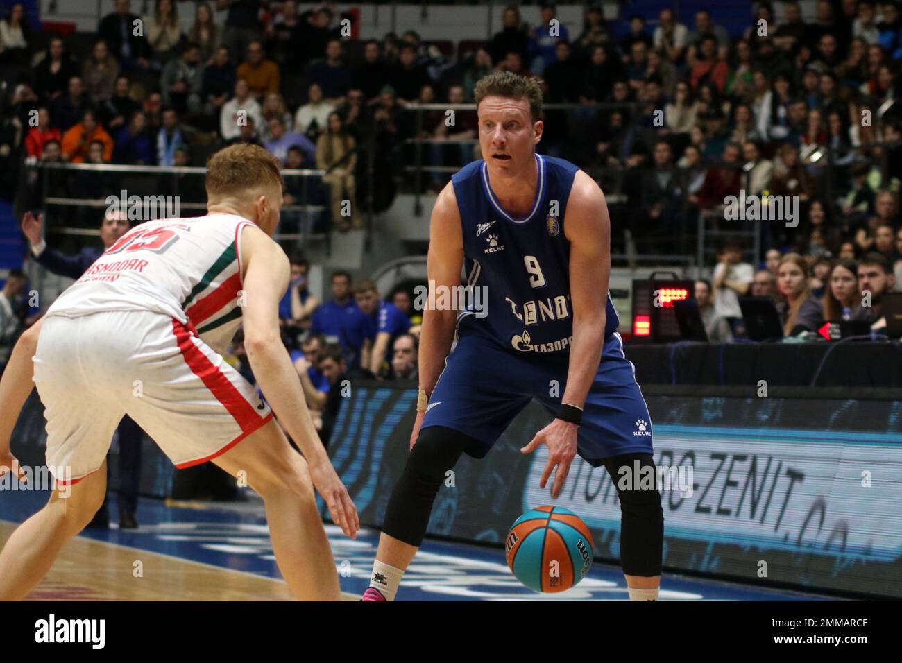 Saint Petersburg, Russia, 29 January 2023: Basketball, VTB United ...