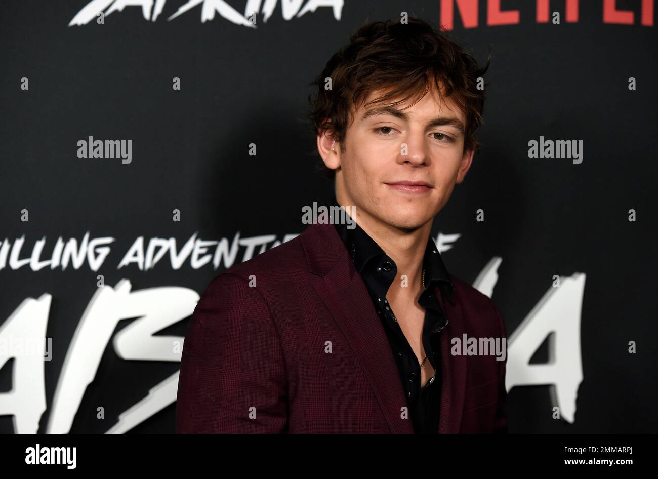 Ross Lynch A Cast Member In Chilling Adventures Of Sabrina Poses At
