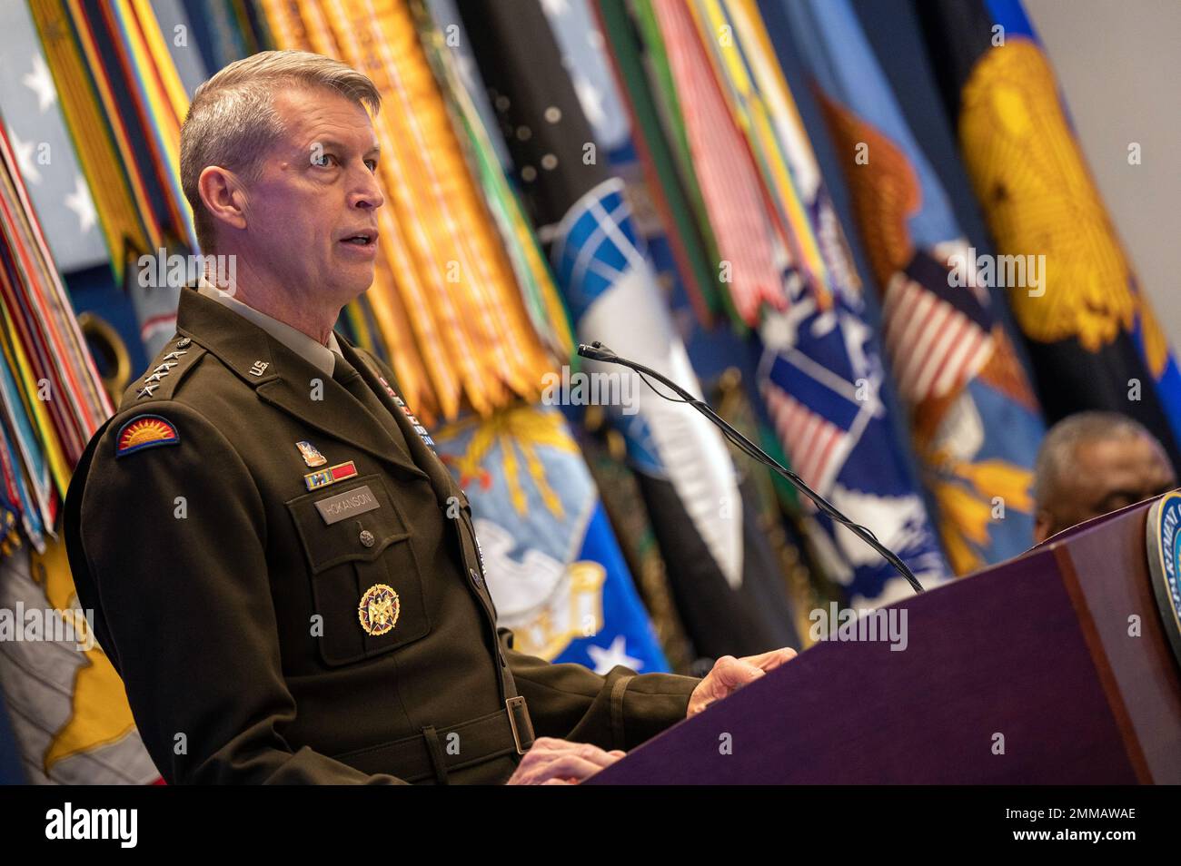 The chief of the National Guard Bureau, Army Gen. Daniel R. Hokanson ...