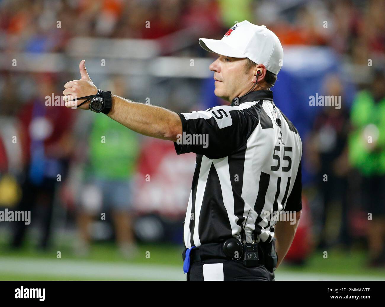 NFL Referee Alex Kemp during an NFL football game between the Arizona ...
