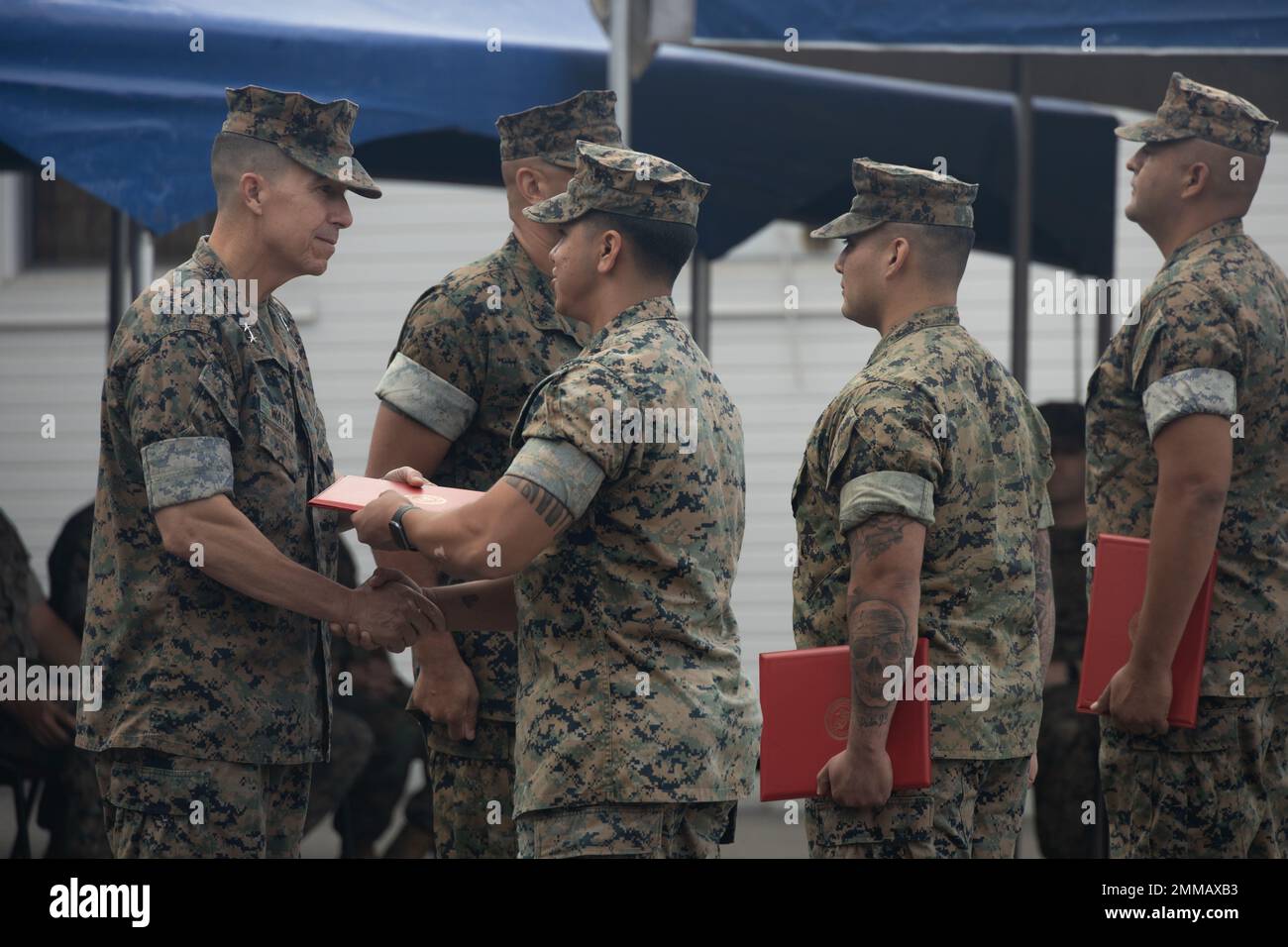 U.S. Marine Maj. Gen. Benjamin T. Watson, the commanding general of 1st ...