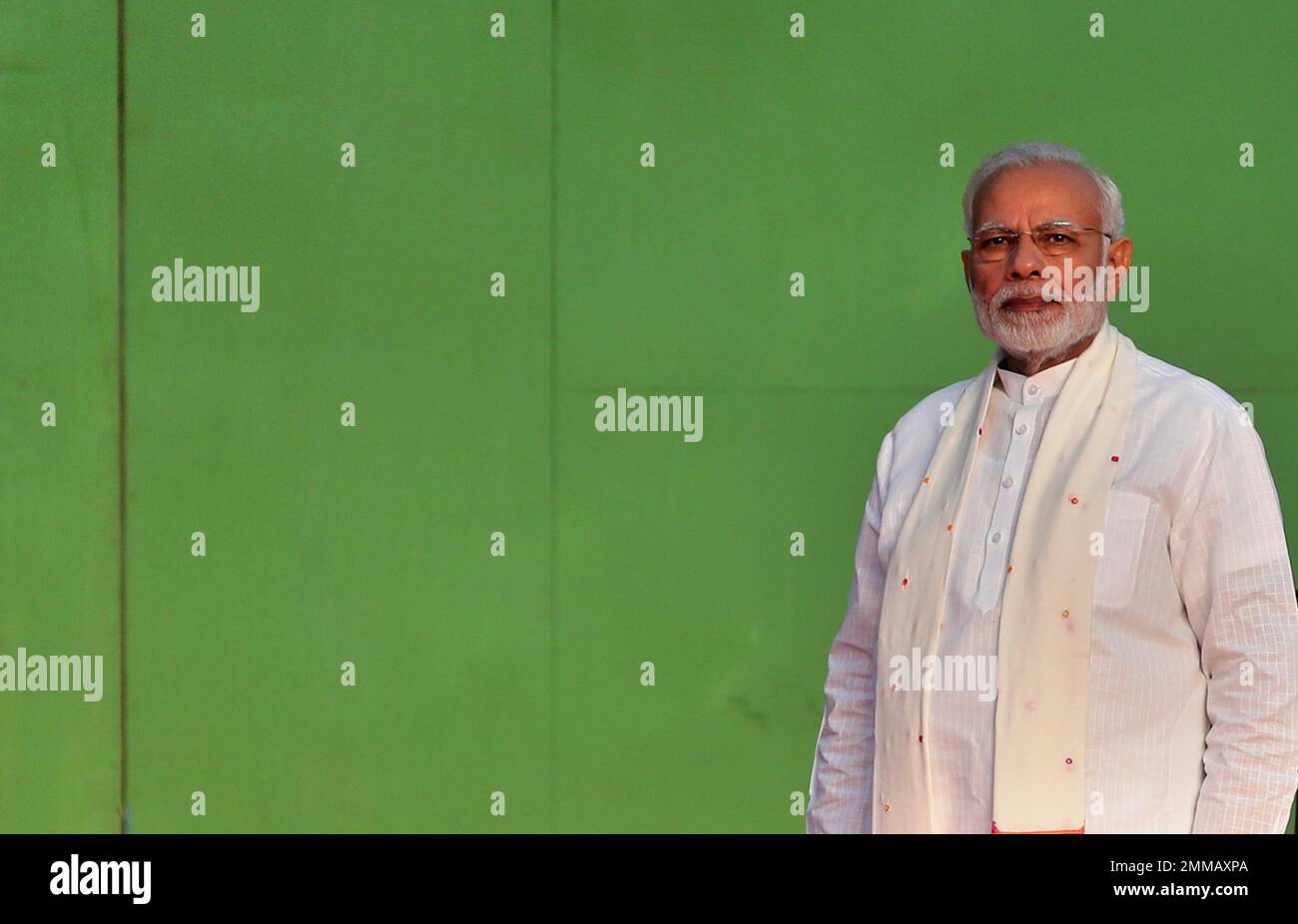 Indian Prime Minister Narendra Modi attends a function to mark the end ...