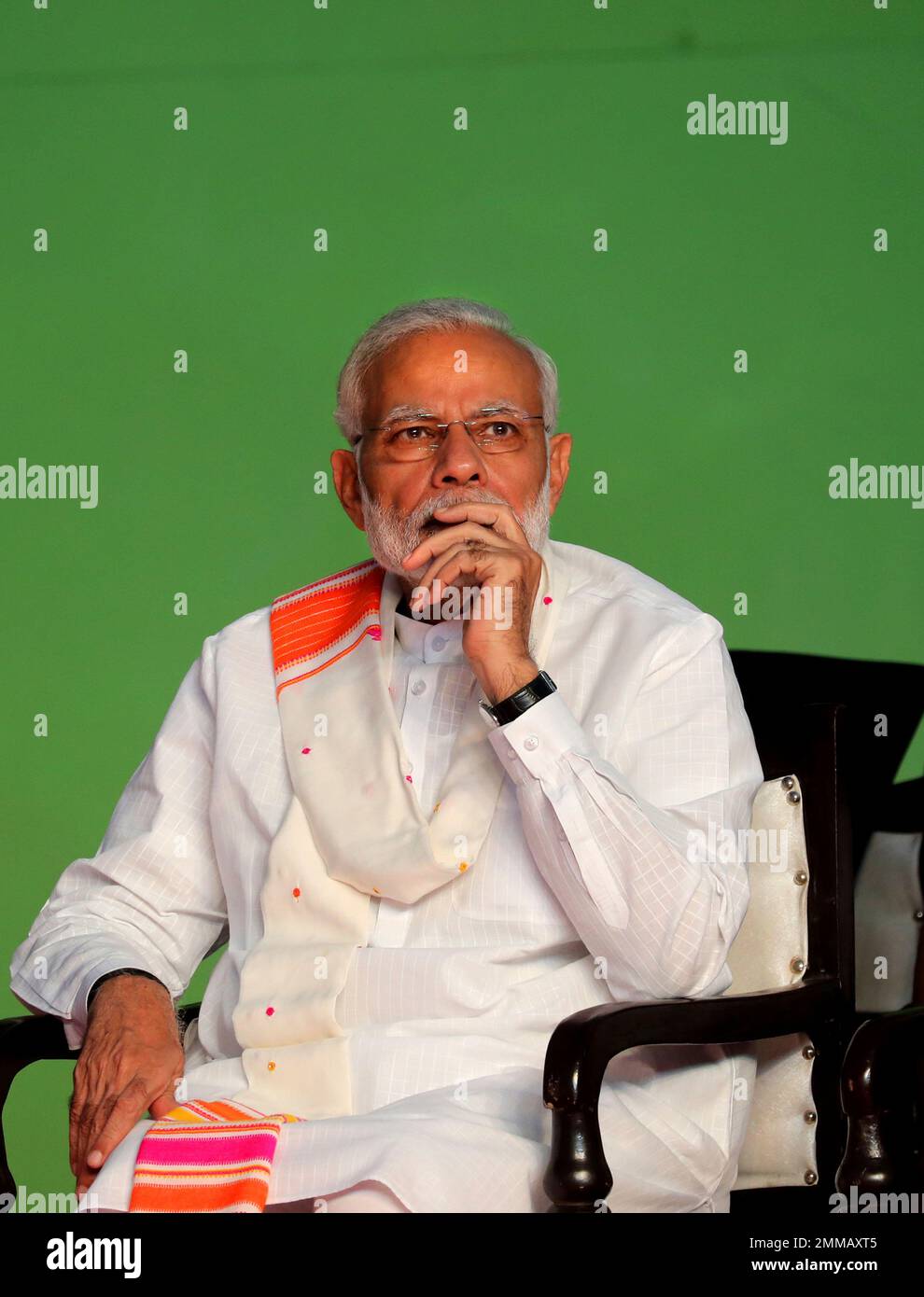 Indian Prime Minister Narendra Modi attends a function to mark the end ...