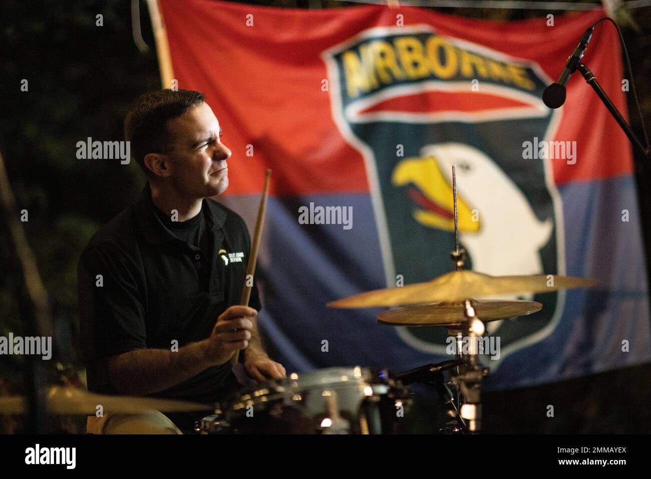 U.S. Army Staff Sgt. David Nauman, a musician with the 101st Airborne ...