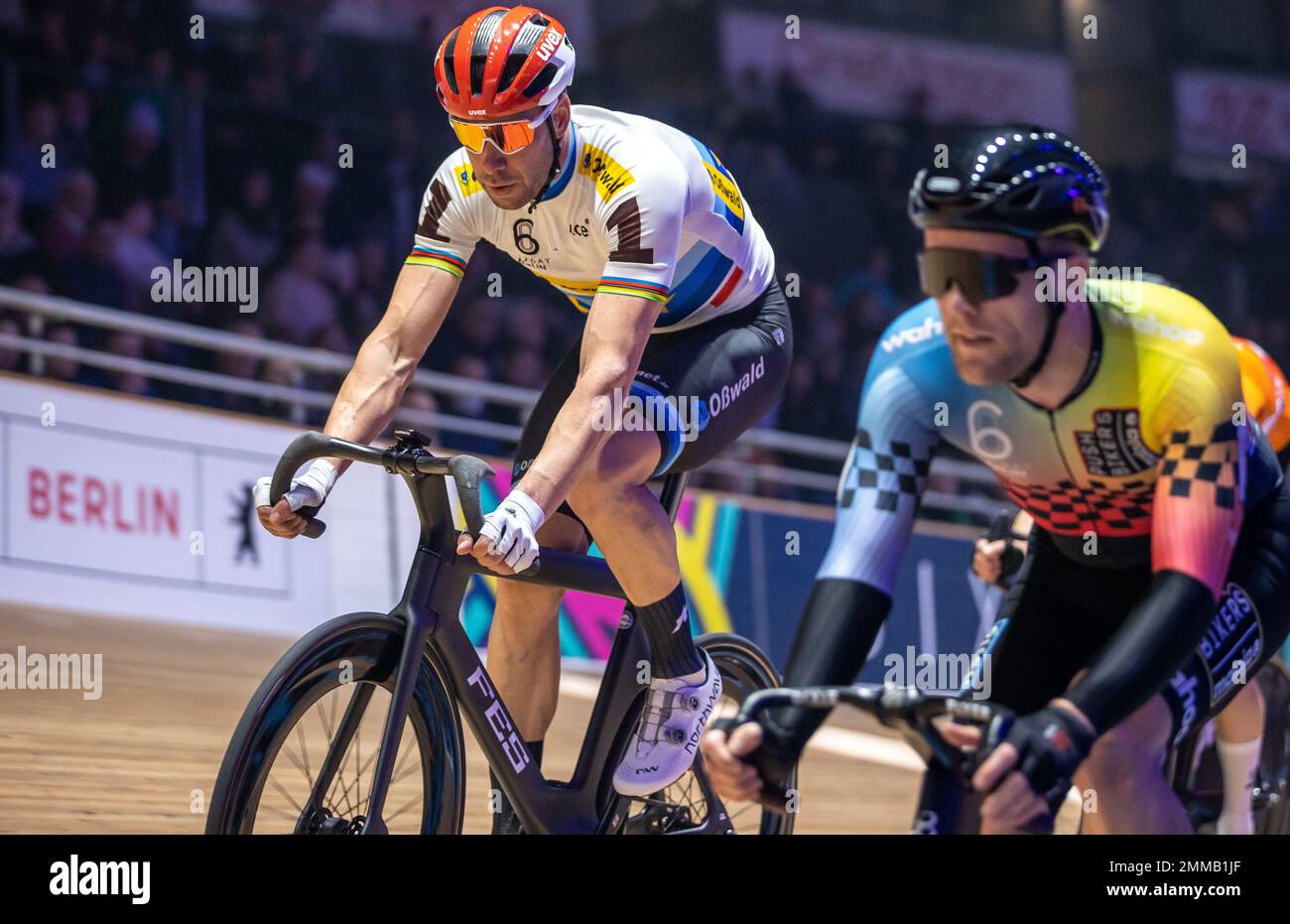 Berlin, Germany. 29th Jan, 2023. Cycling: Berlin Six-Day Race, Madison ...