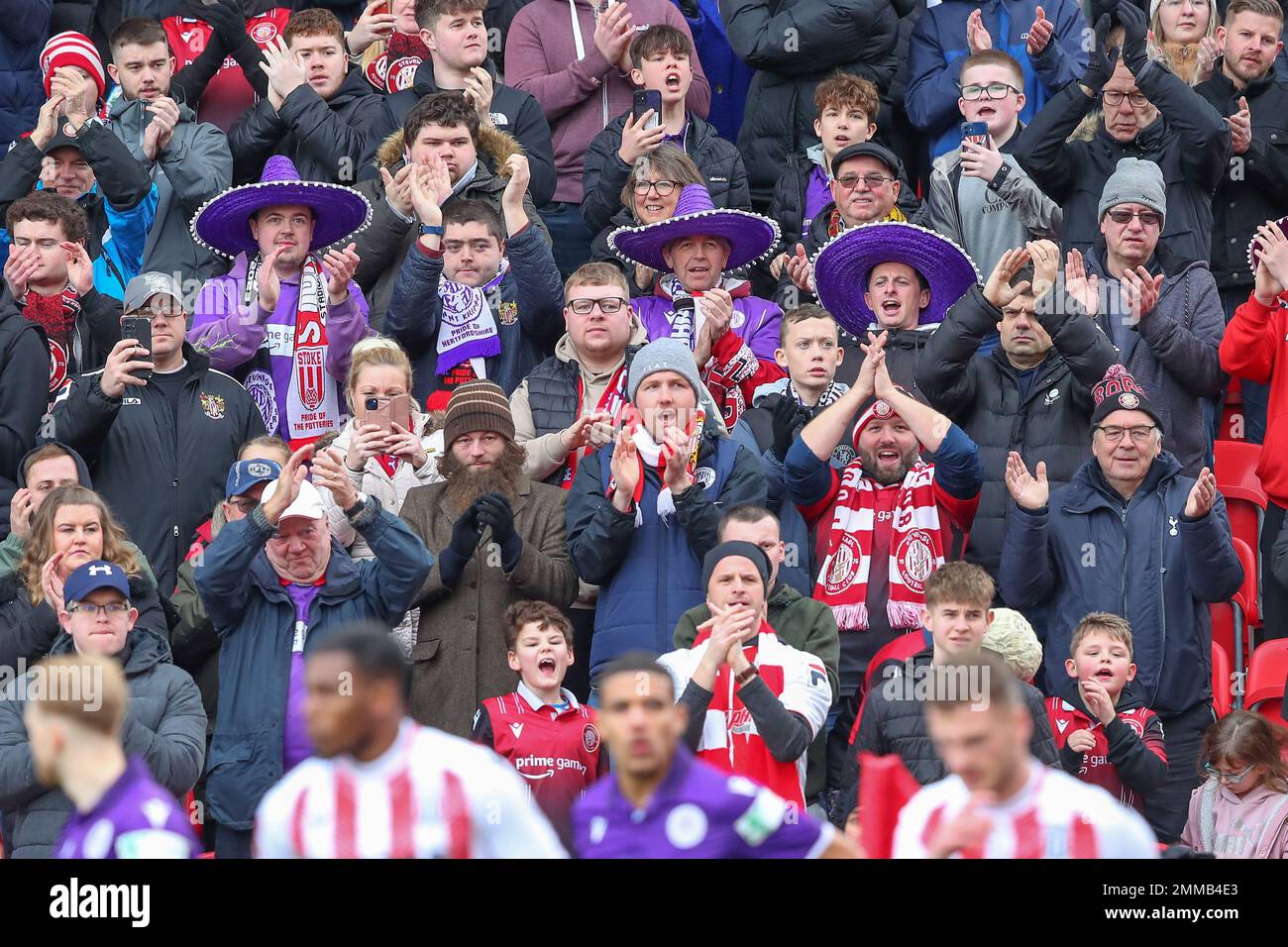 Stevenage fans hi-res stock photography and images - Alamy