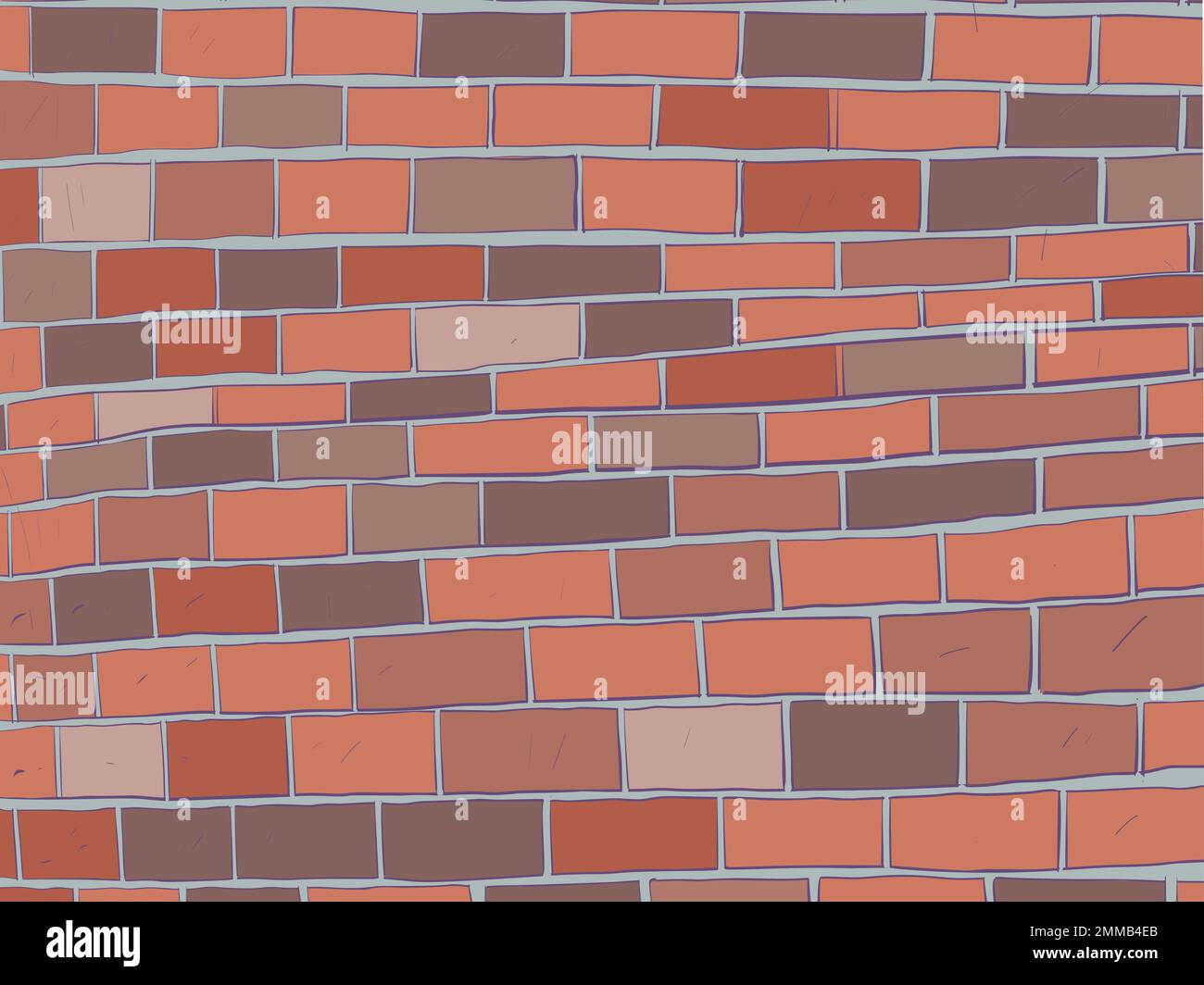 Rough brick wall. Pressure and deadlock. Pop Art Retro Stock Vector ...